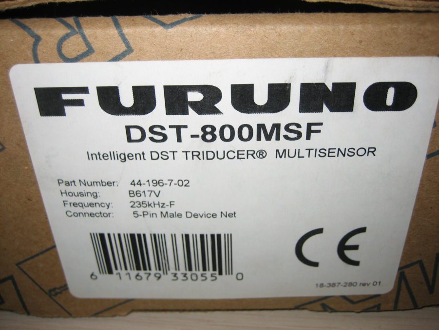 Airmar Furuno *NEW* DST-800MSF Thru Hull Depth/Speed/Temp Transducer ...