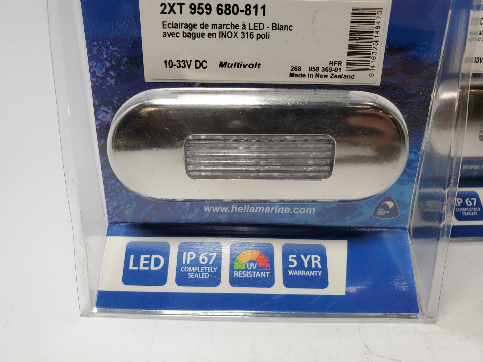 Hella Marine 2XT 959 680-811 - 10-33VDC LED Marine Courtesy Lamp IP67 ...