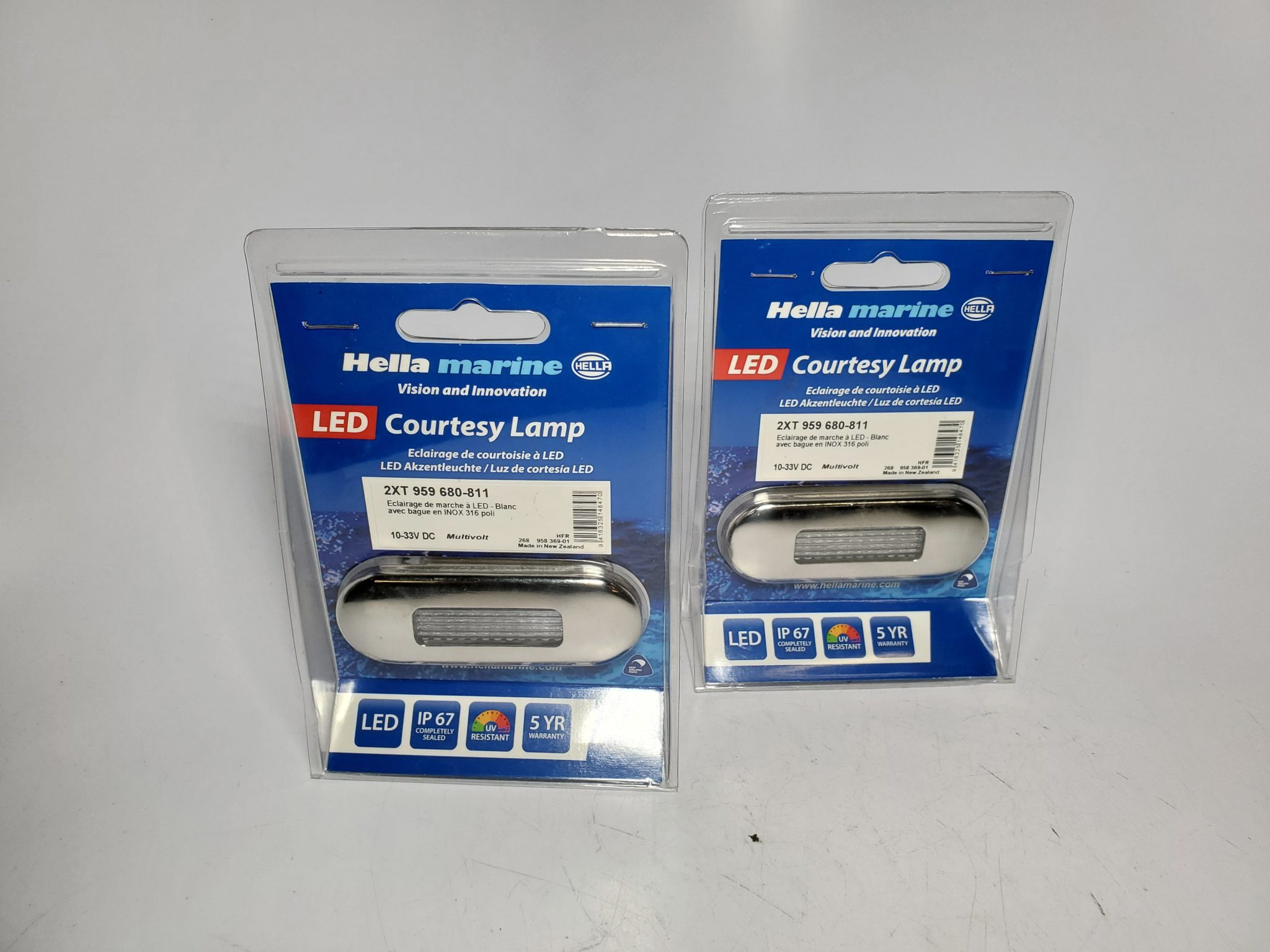 Hella Marine 2XT 959 680-811 - 10-33VDC LED Marine Courtesy Lamp IP67 ...