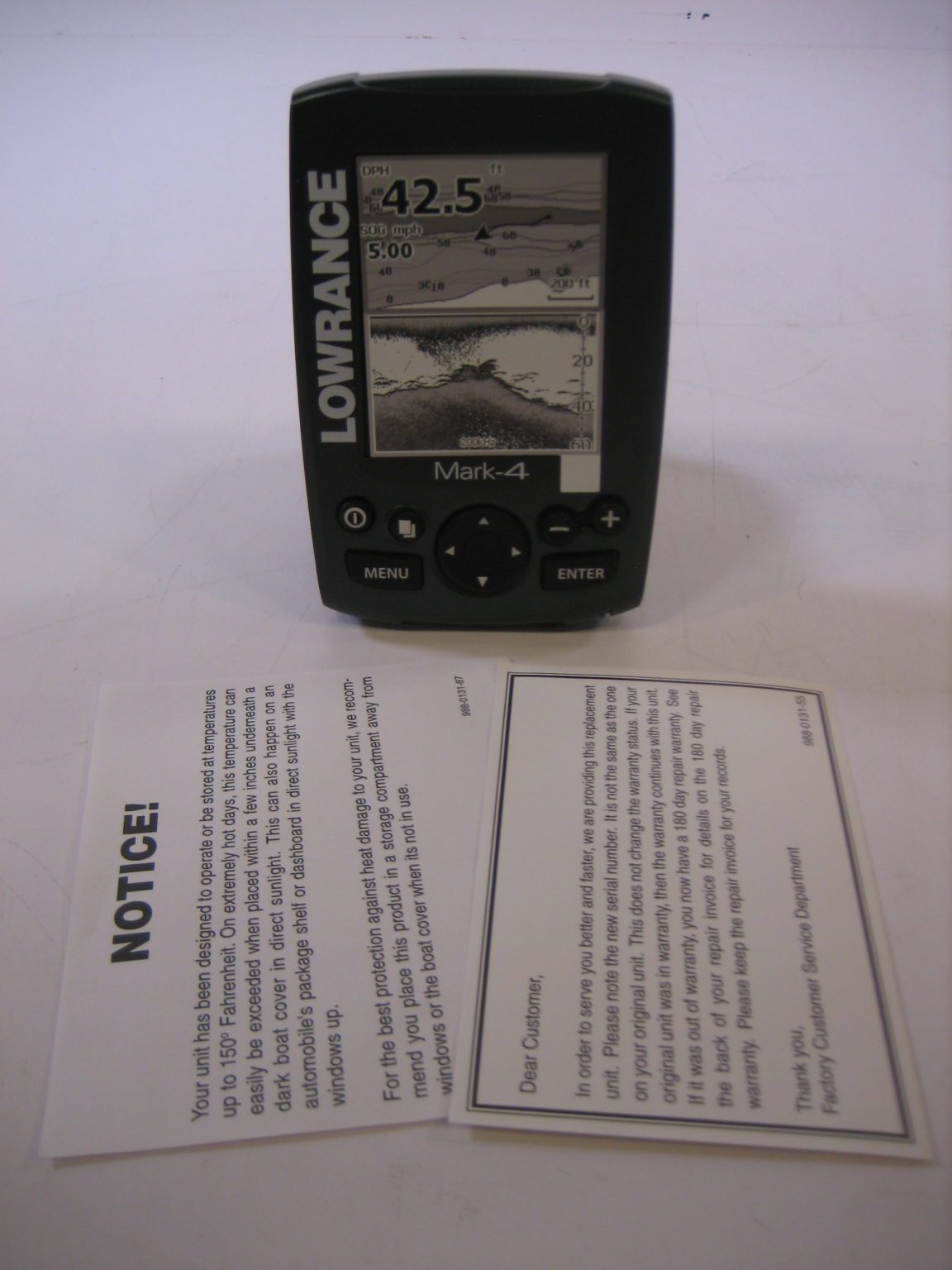Lowrance Mark 4 Fish / Depth Finder & Chartplotter (NEW) - DISPLAY ONLY ...