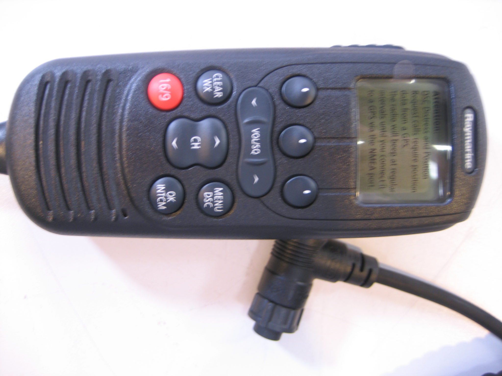 Raymarine RayMic260 VHF Marine Radio Handset 260 A80196 (NEW) - Max ...