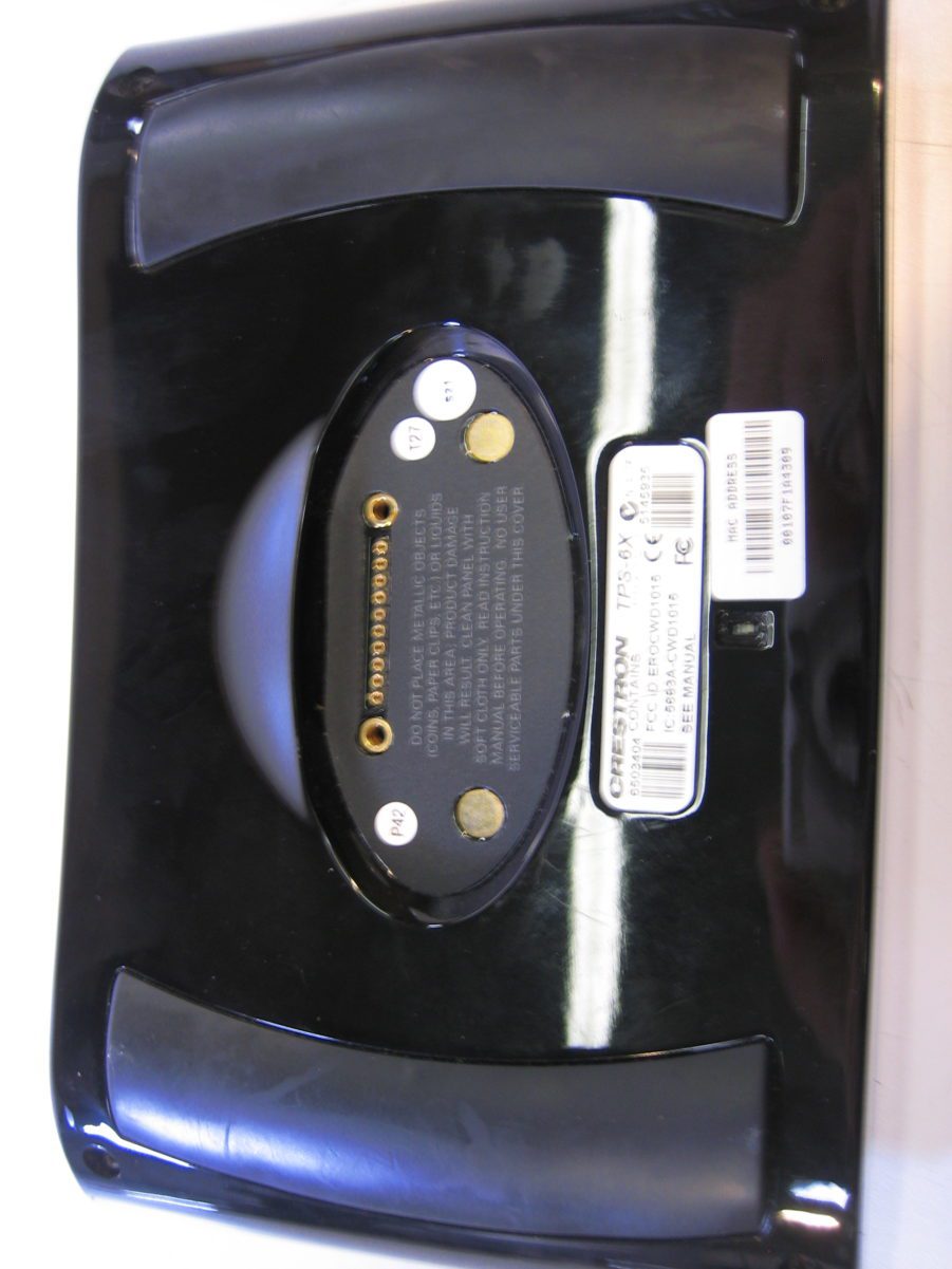 Crestron TPS-6x Touchscreen With Docking Station-Untested-As Is - Max ...