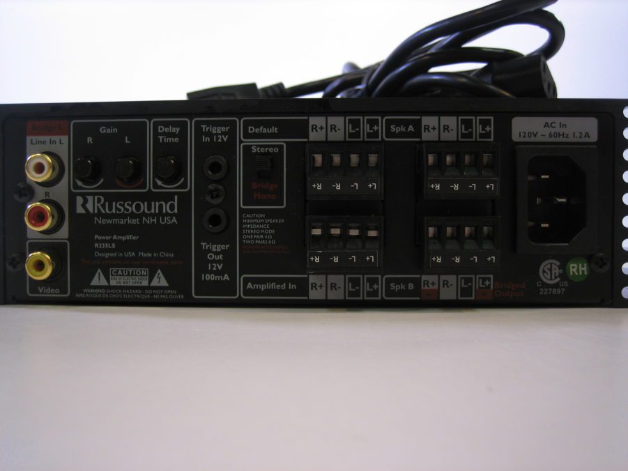 Russound R235LS 2-Channel Audio/Power Amplifier-Tested - Max Marine ...