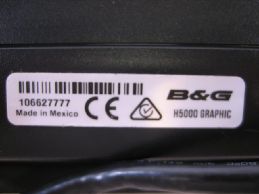 B&G H5000 Graphic Display/Race Display 000-11542-001 - Max Marine ...