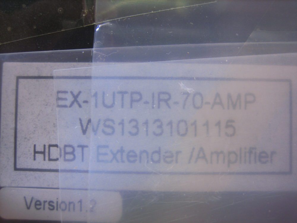 Wyrestorm EX-1UTP-IR-70 Transmitter / Amplifier Controller - Out Of Box ...