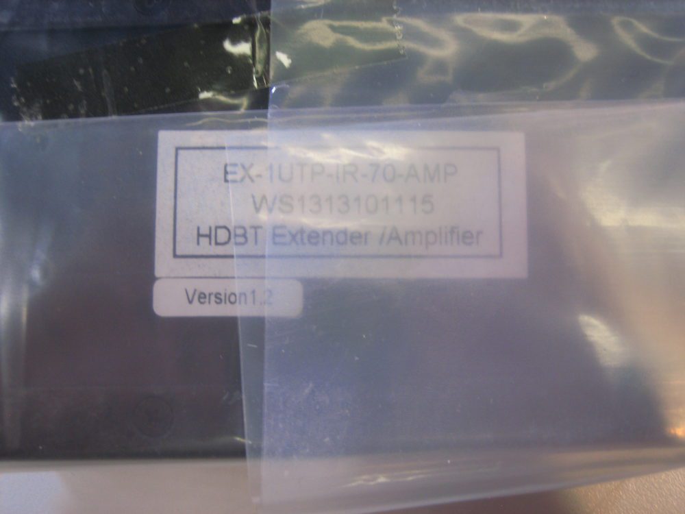 Wyrestorm EX-1UTP-IR-70 Transmitter / Amplifier Controller - Out Of Box ...