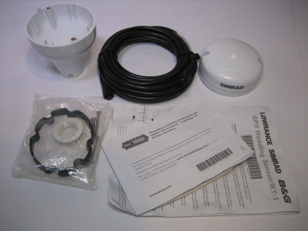 Simrad GS-15 GPS Antenna W/ Base + NMEA2K Micro Drop cable - Tested ...