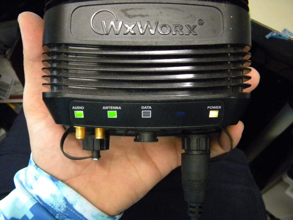 WxWorx WR-10 XM WX Satellite Weather Data Receiver Module Power on Test ...