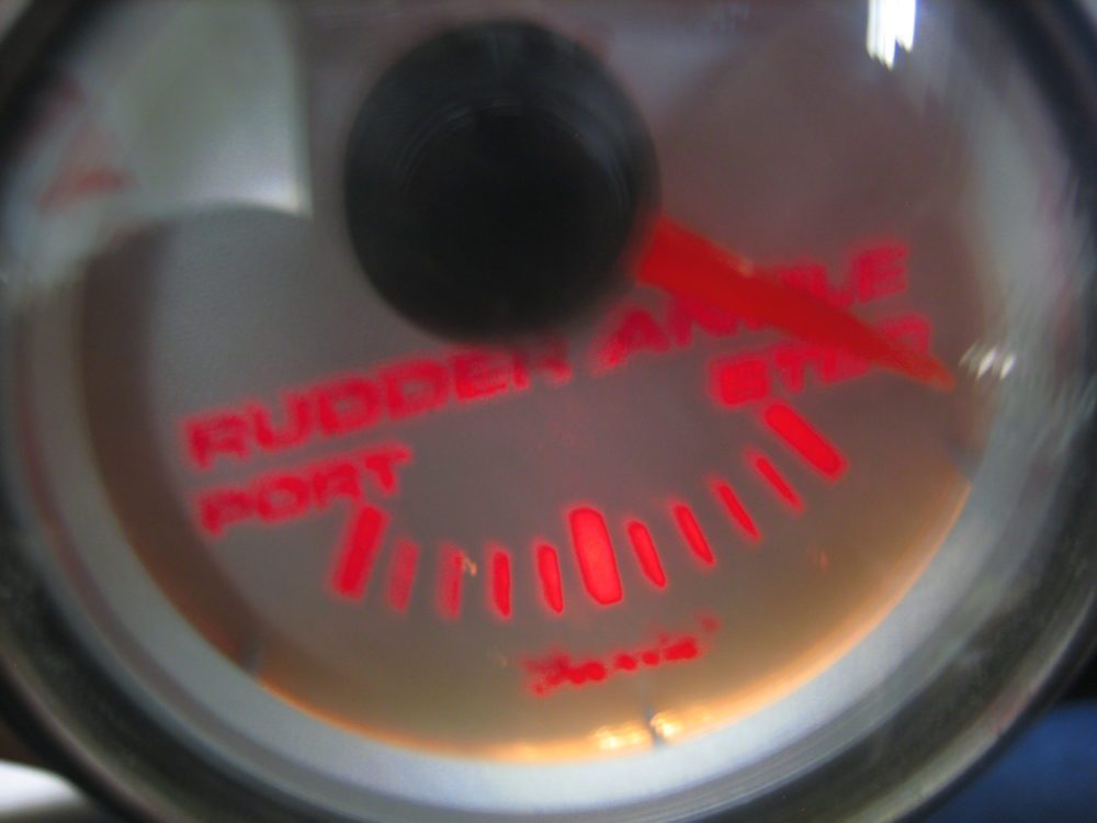 Faria Rudder Angle GP7930A - Chrome Bezel - Free Shipping - Max Marine ...