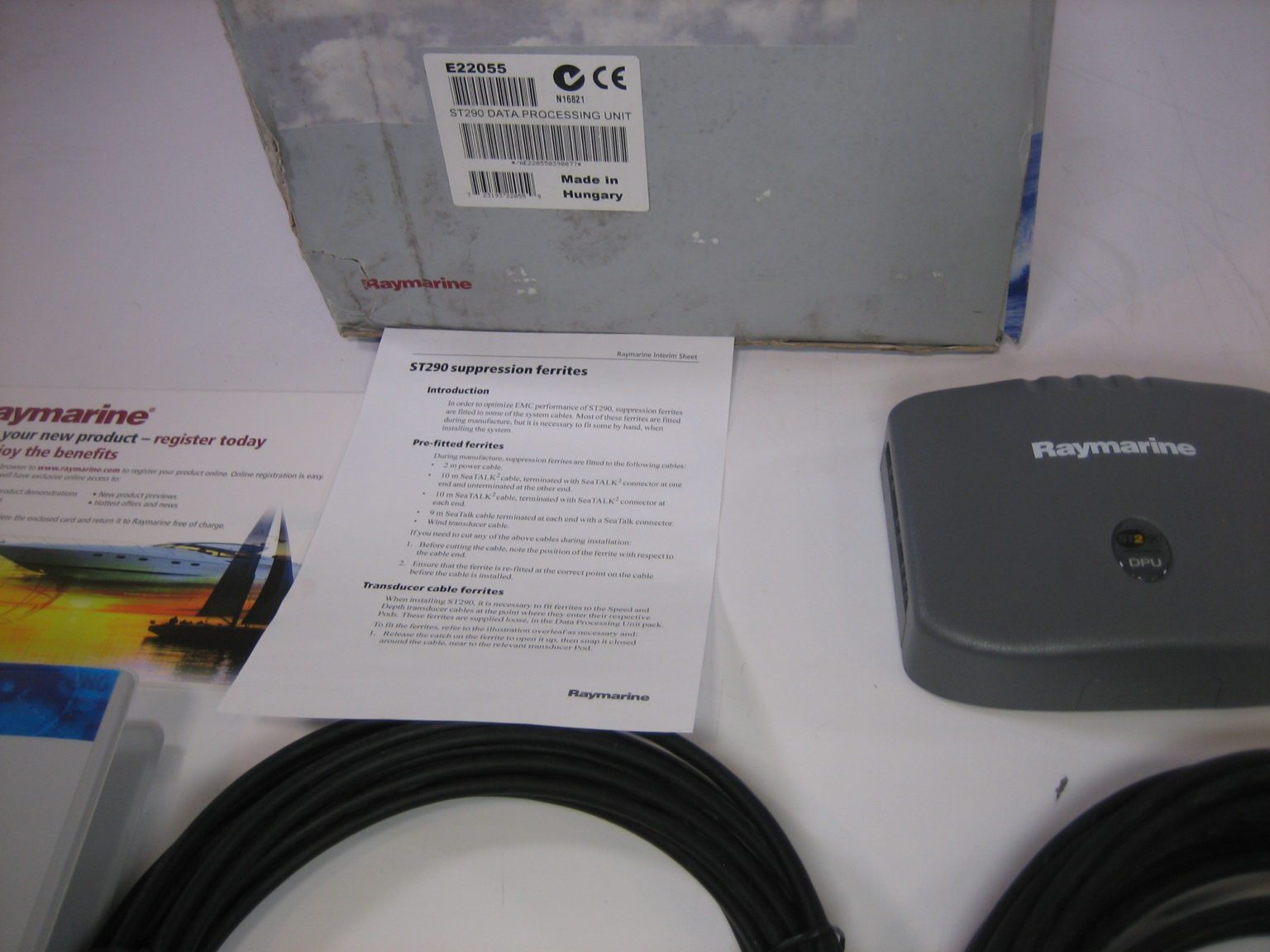 Raymarine ST290 DPU for Seatalk 2 Systems - E22055 - *NEW COMPLETE KIT ...