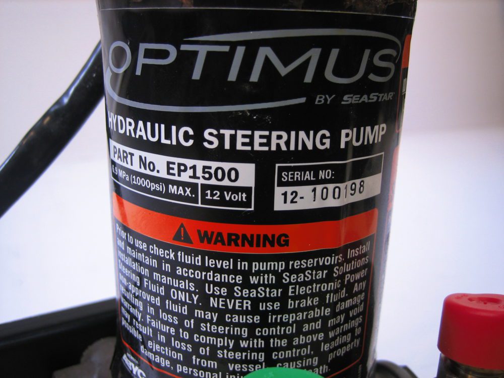 Seastar EP1500 Optimus Power Steering Pump TESTED & WORKING - Max ...