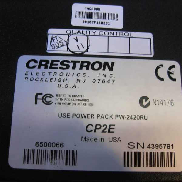 Crestron CP2E Control Processor - Used - Max Marine Electronics