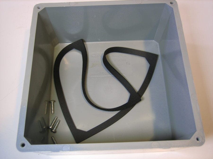 Cantex Electrical Junction Box, NEMA 4X, Solid Screw Cover, 8 x 8 x 4 ...