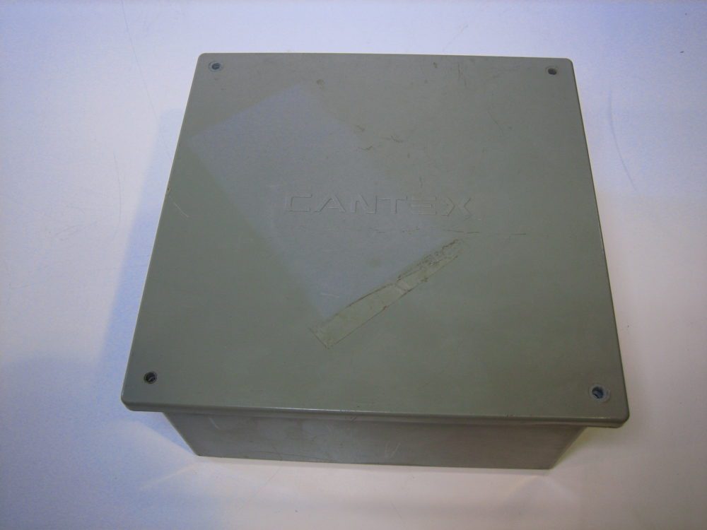 Cantex Electrical Junction Box, NEMA 4X, Solid Screw Cover, 8 x 8 x 4 Inch PVC - Max Marine ...