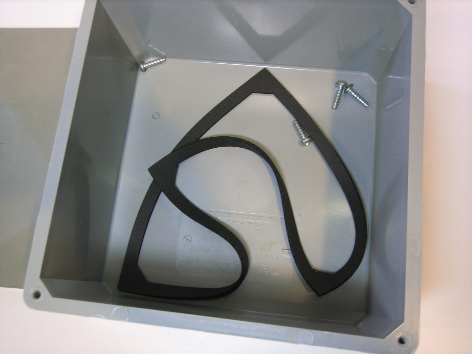 Cantex 12X12X4 PVC Electrical Junction Box- Great Shape - Max Marine ...