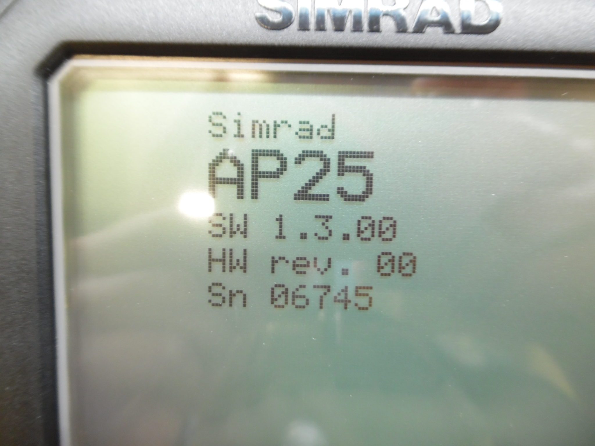 Simrad AP25 Autopilot Control Head - 22087811 Excel. Condition - Tested ...