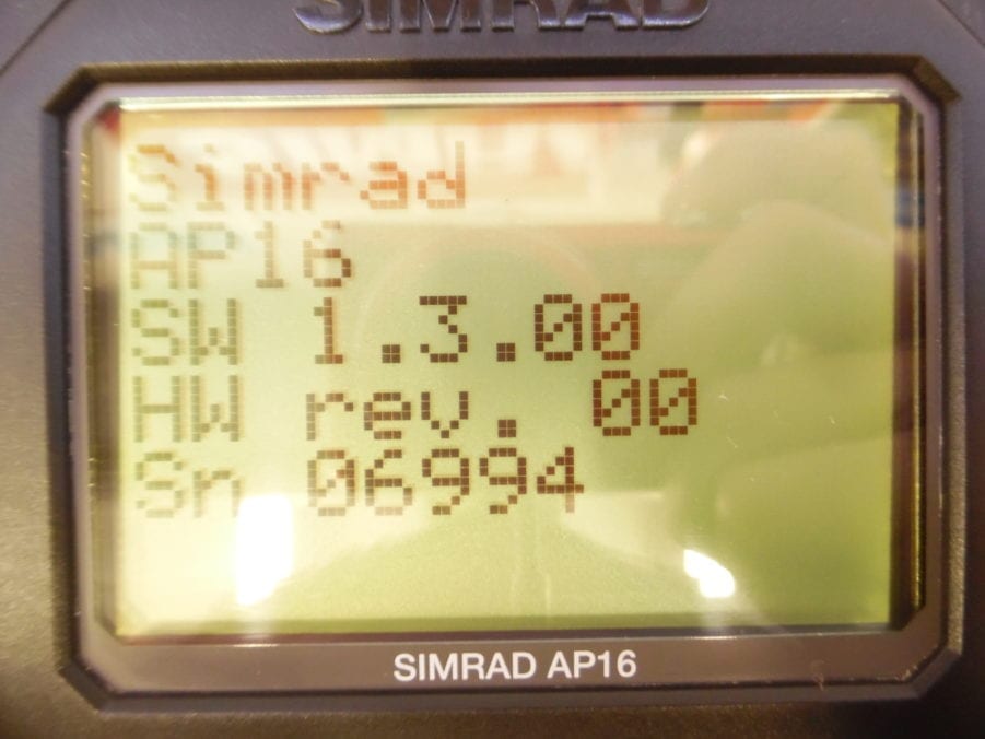 Simrad AP16 Autopilot Control Head 22087399 in Excel. Condition - 90 ...
