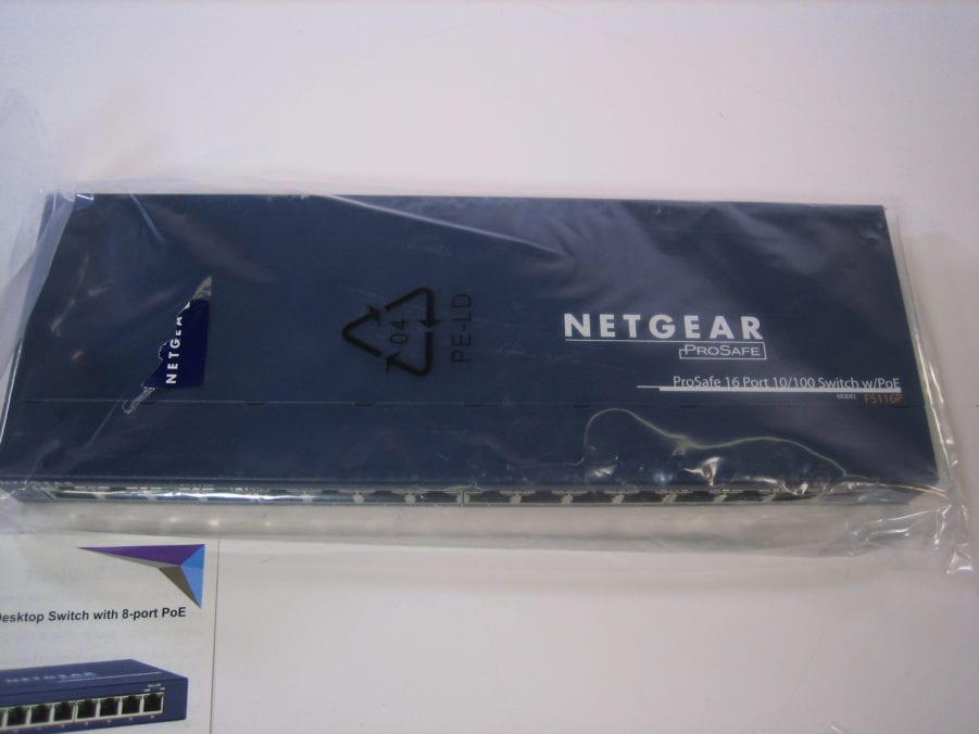 Netgear - FS116P V2 -16-Port Fast Ethernet Switch W/PoE - Open Box ...