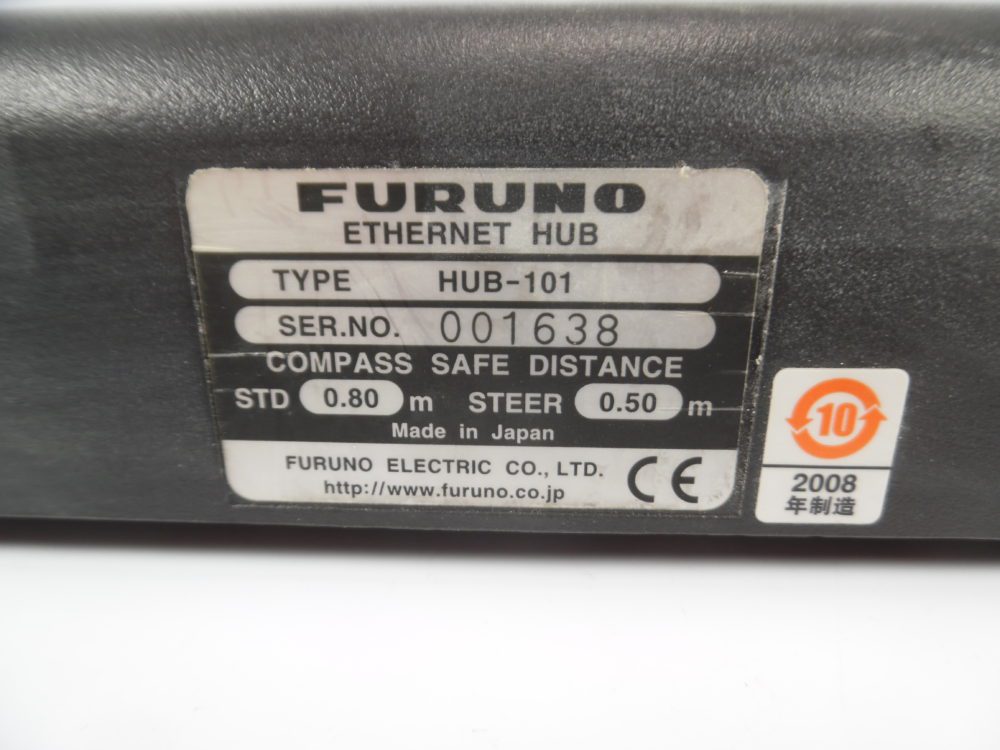 Furuno - HUB-101 Ethernet Switch Hub F/ Navnet 3D TZ Ethernet - Tested ...