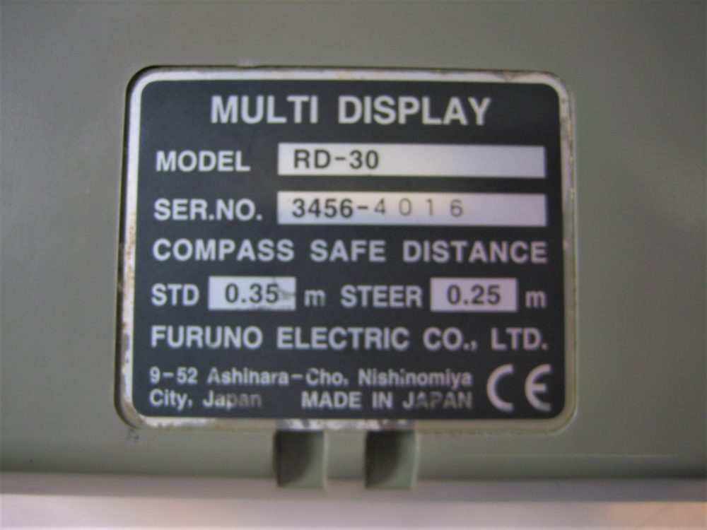 Furuno RD-30 Navigational Display NMEA 0183 Repeater - Tested - Max ...