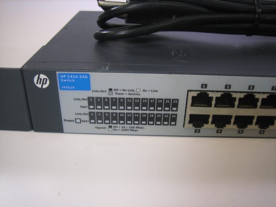 HP J9561A 24-Port Gigabit Unmanaged Switch - Used Great Condition - Max ...