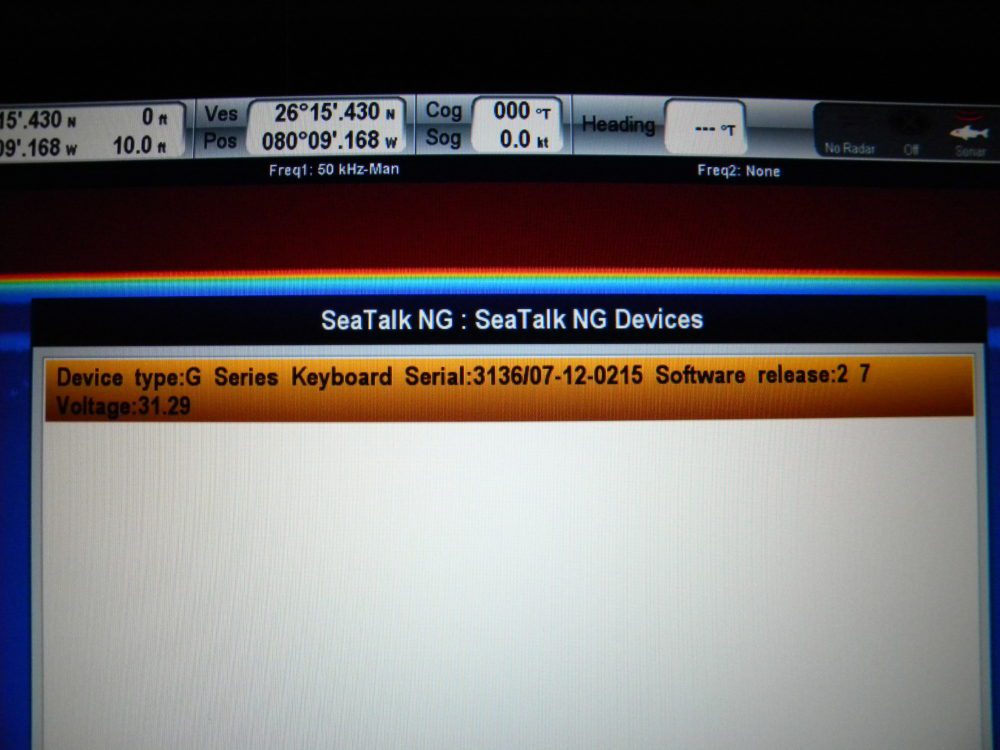 Raymarine G-Series Command Center Keyboard E02044 Good Cond 90 Day Warr ...