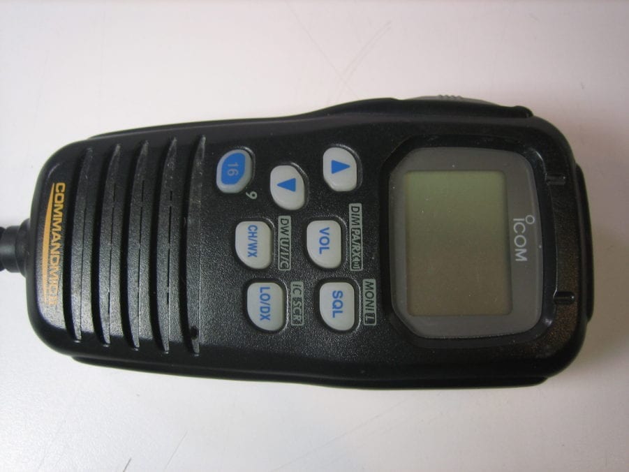 ICOM HM-157B Command Mic II f/ IC-M502 602/402/422 - TESTED/GOOD - Max ...