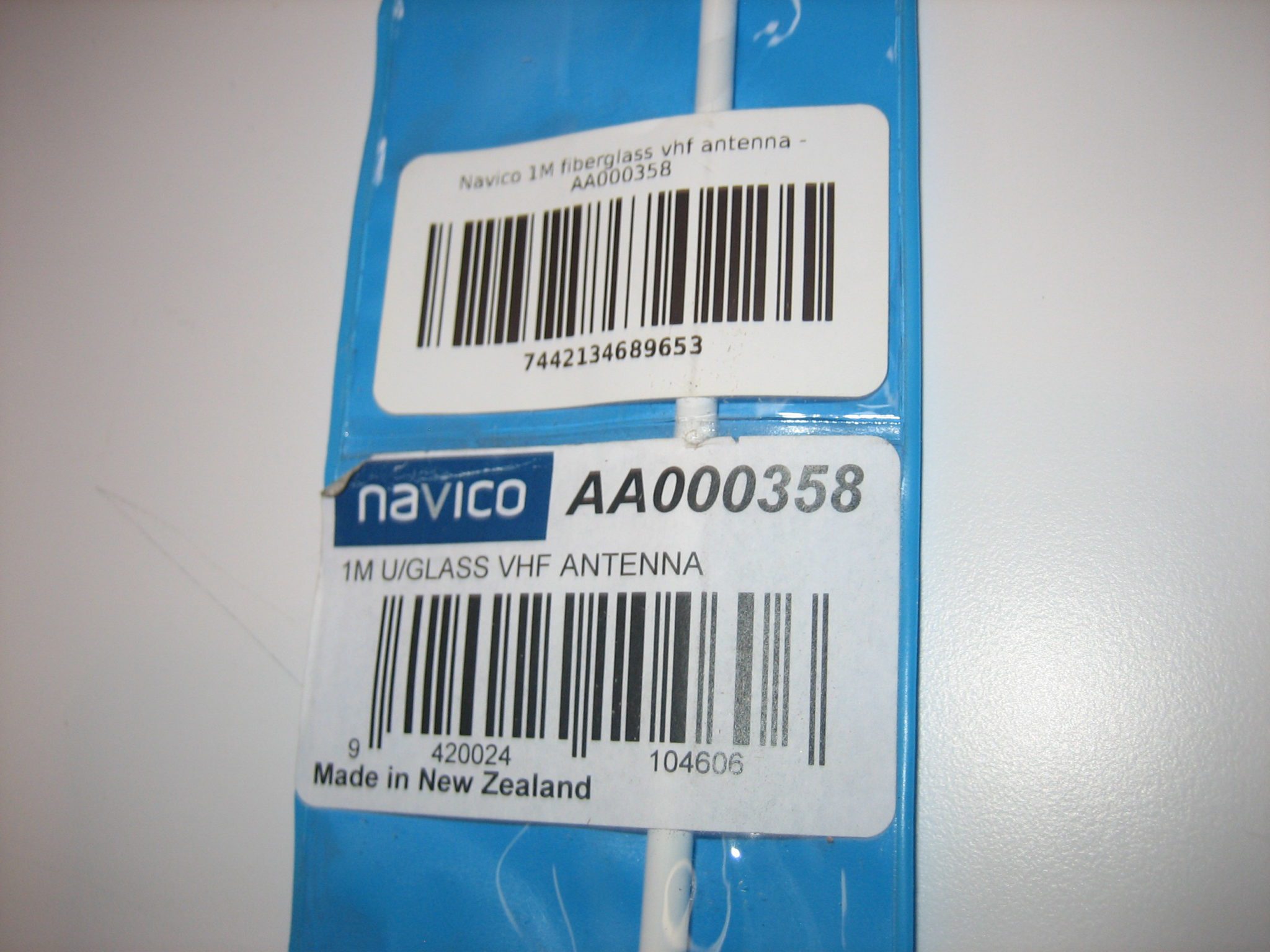 Navico AA000358 Marine VHF Antenna F-Glass Whip 1 Meter - Max Marine ...