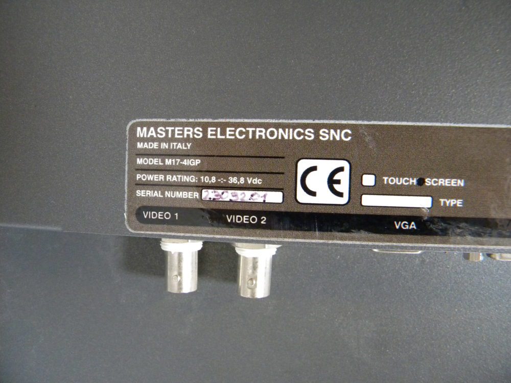 Masters Electronics 17'' Glass Bridge Monitor - M17-4LGP w DVI+VGA ...