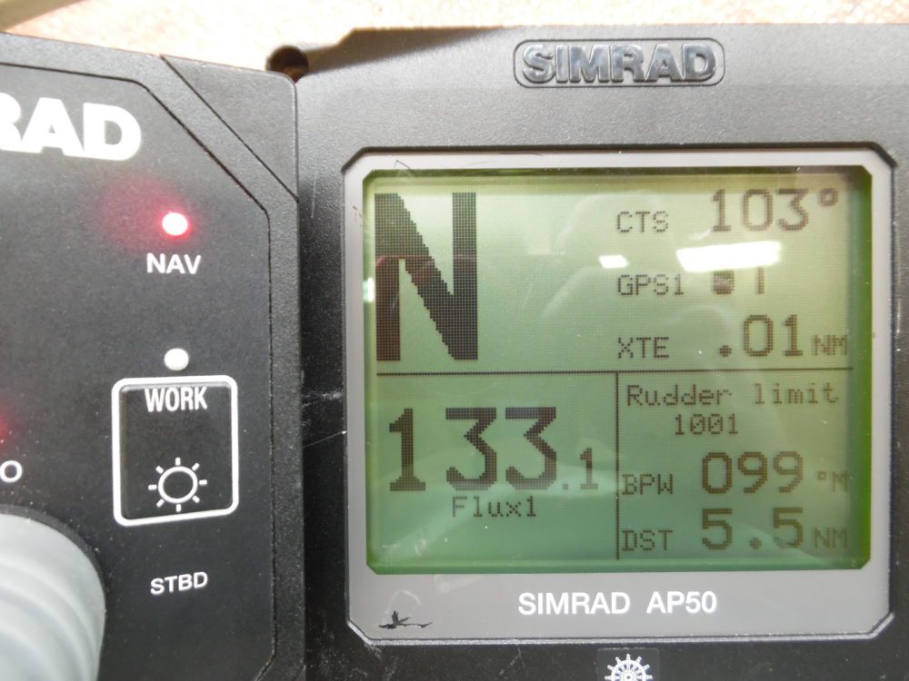 Simrad QS50 Quick Stick Non Follow Up Steering Lever 22089494 Good Cond ...