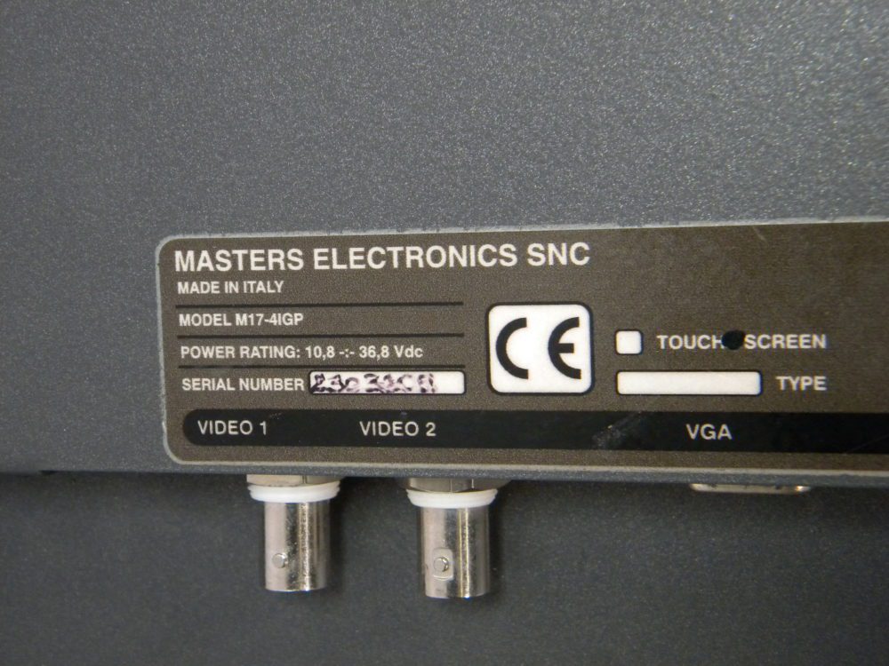 Masters Electronics 17'' Glass Bridge Monitor - M17-4LGP + DVI+VGA ...