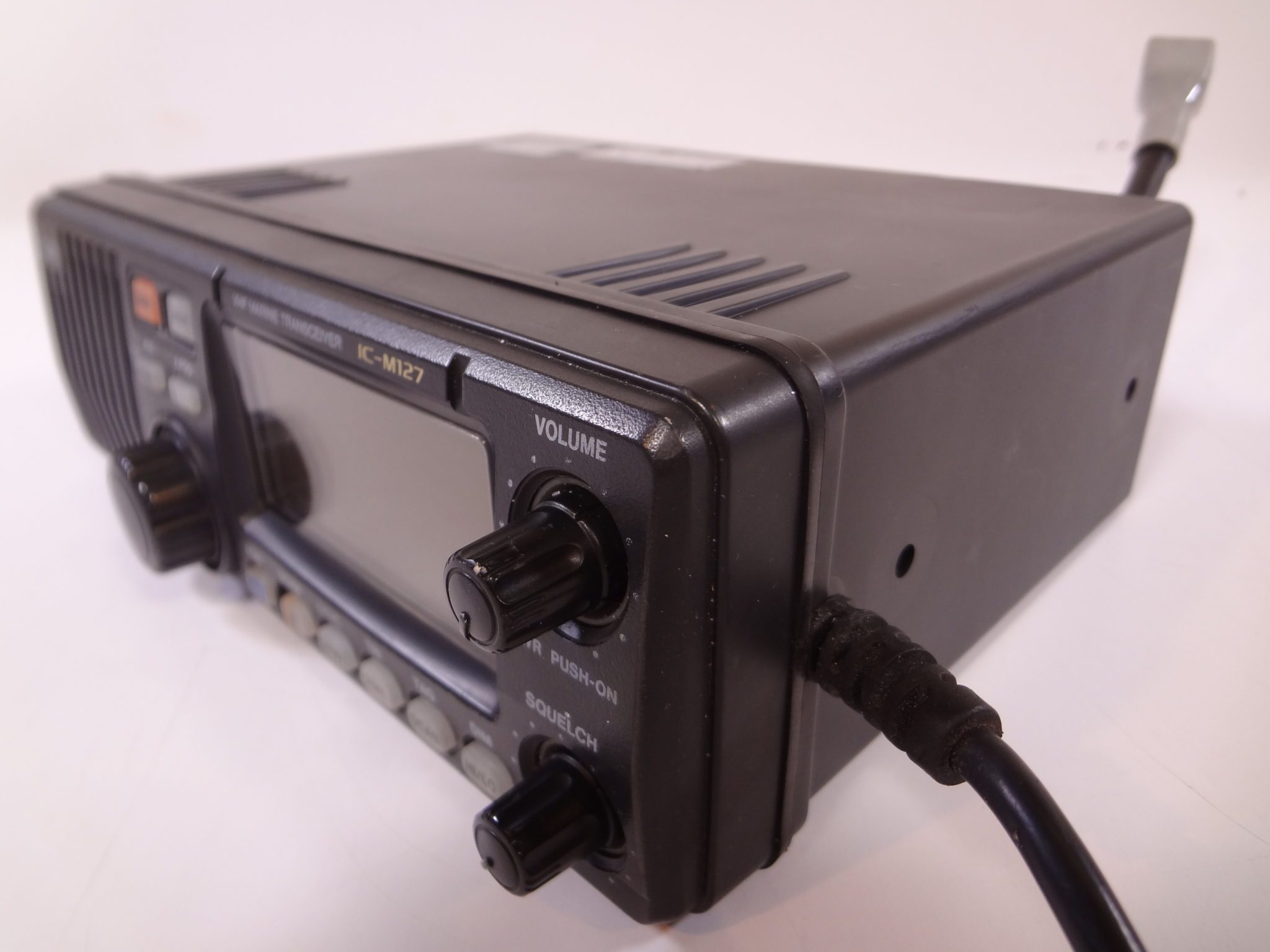 Icom IC-M127 VHF/FM Radio Marine Transceiver Unit w/ Hand Mic - Working ...