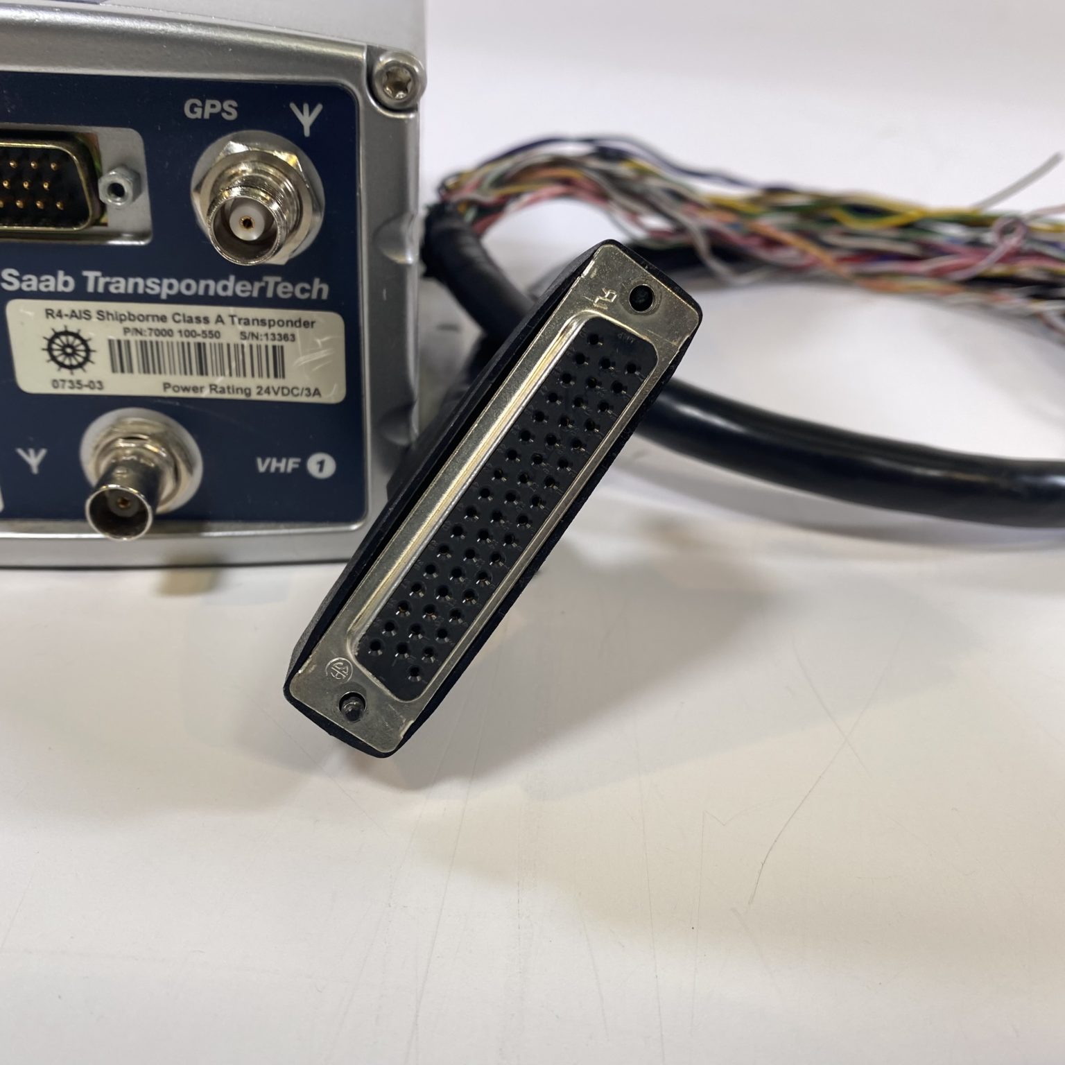 SAAB TransponderTech R4 Shipborne Class A AIS Transponder 7000 100-550 ...