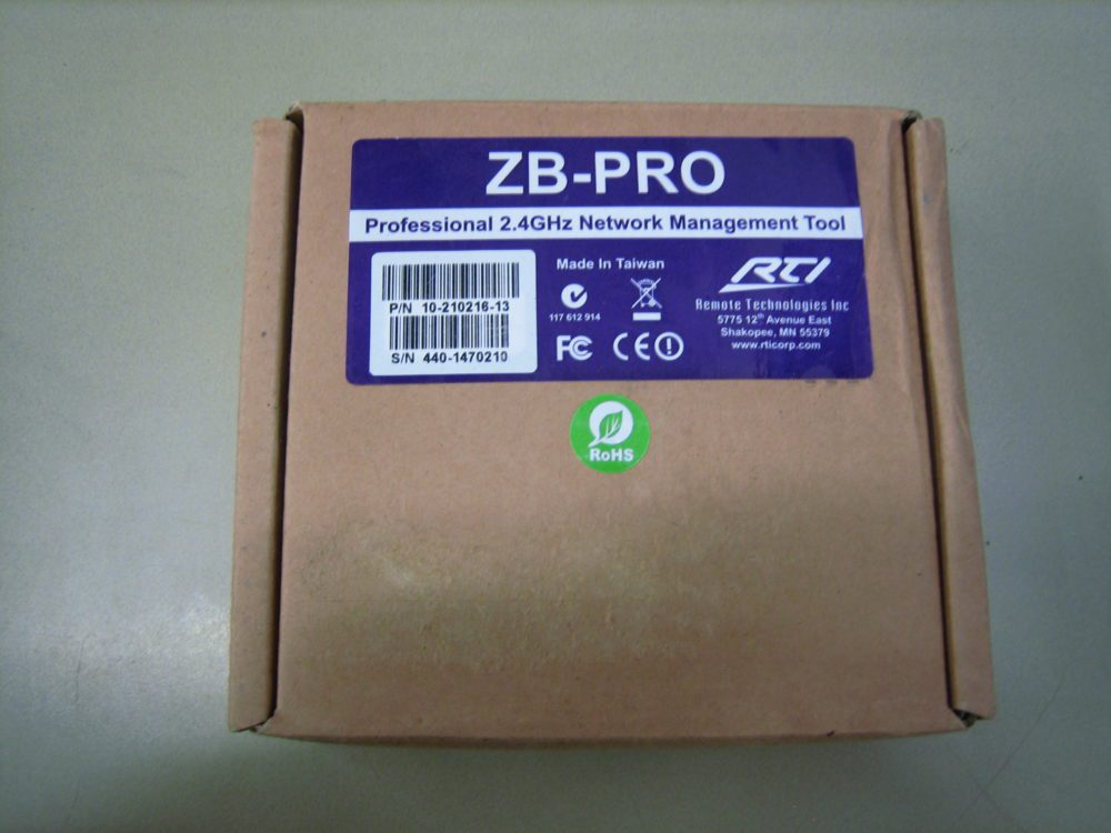 RTI ZB-Pro Professional 2.4ghz Network Management Tool- New Open Box ...
