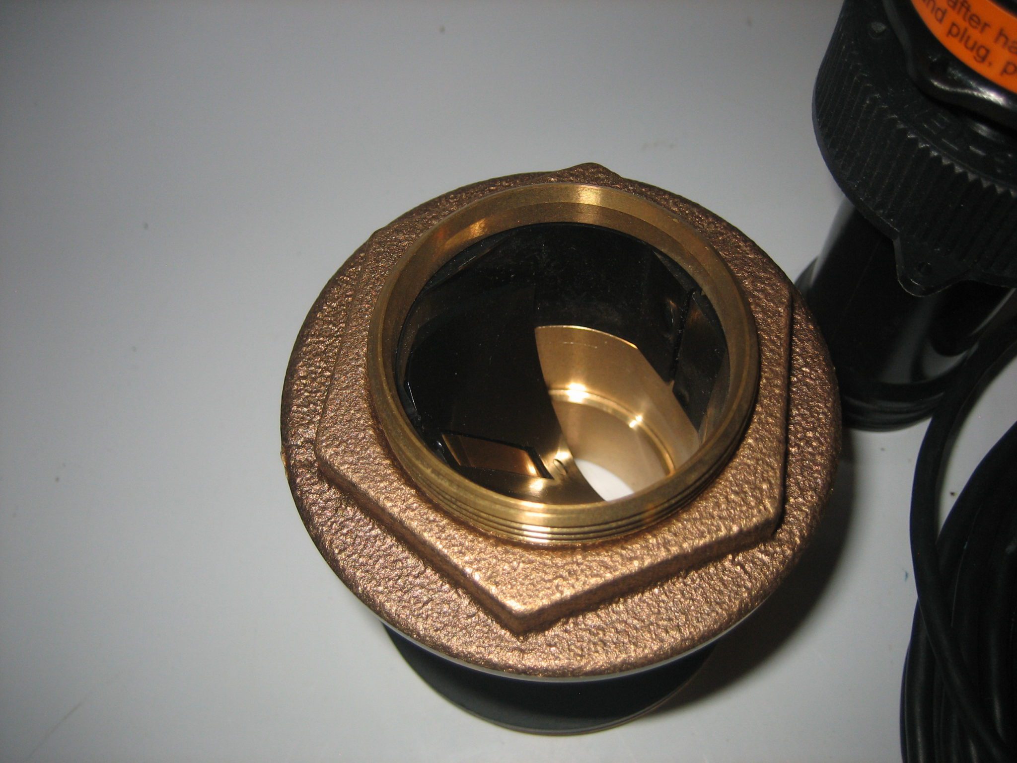 B&G SEN-DEPTH-H *NEW* Bronze 170khz Thru-Hull Depth Transducer f/ Hydra ...