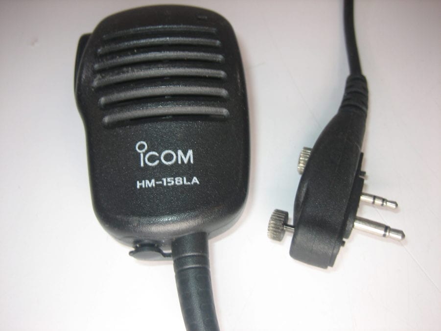 Icom *GENUINE OEM* HM-158LA Hand Speaker Mic - Excellent Condition ...