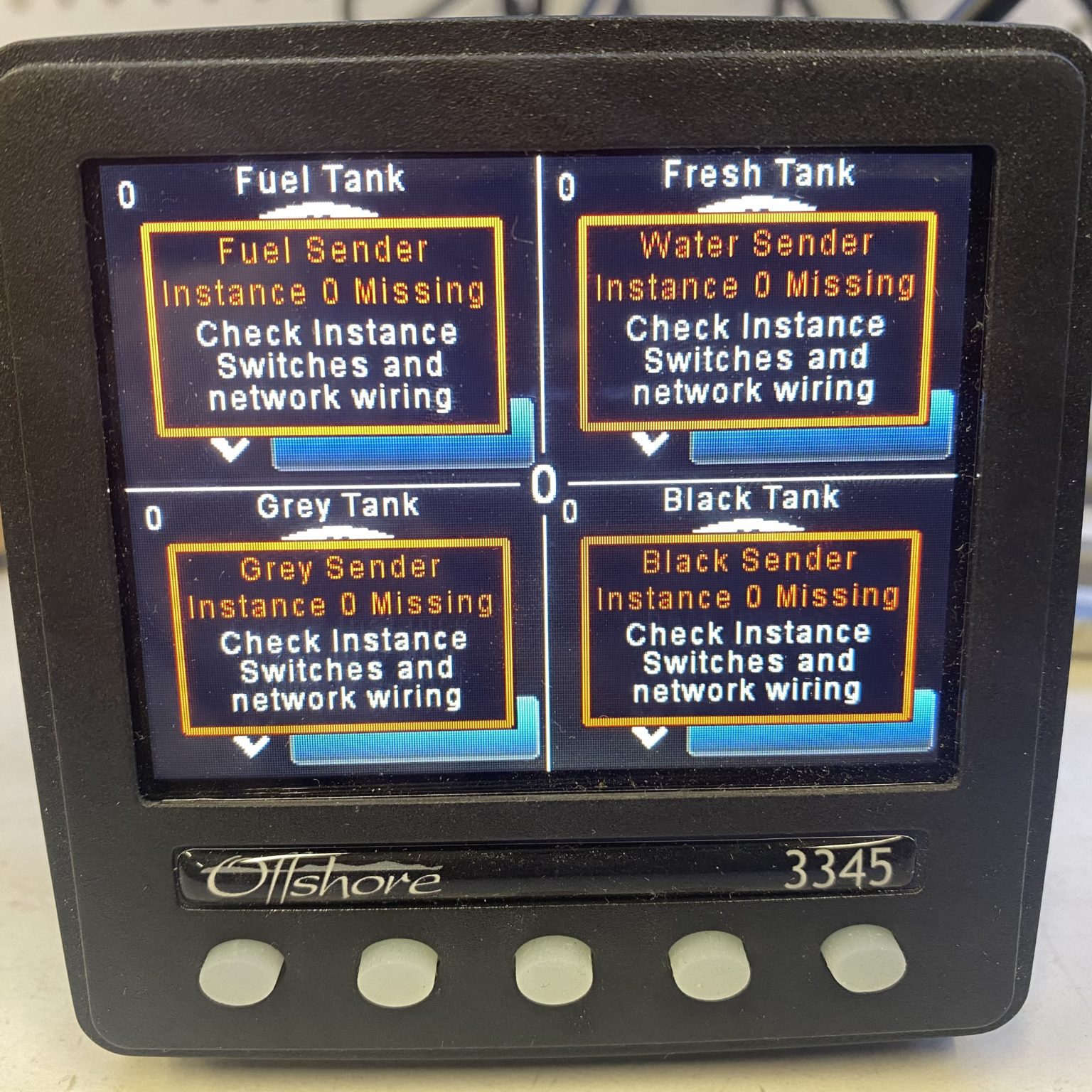 Oceanic Systems / Offshore Dynamics 3345 NMEA 2000 Multi-Function ...