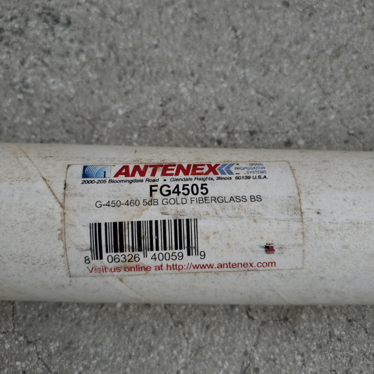 Laird Antenex FG4505 450-460MHz 7dBi 7' HF/ Omnidirectional VHF Antenna ...