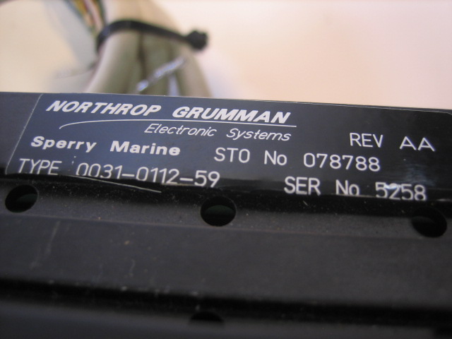Northrop Grumman/Sperry Marine Boat NAVITWIN III Compass Monitor- Free ...