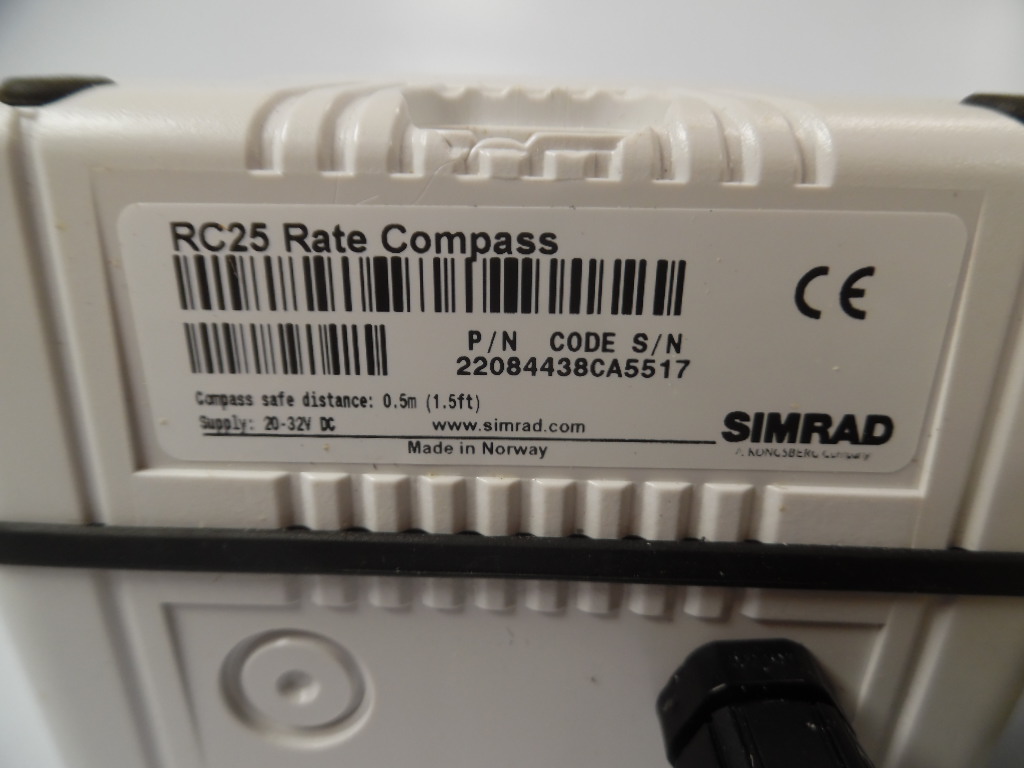 Simrad RC25 Rate Compass for AP20 AP21 AP22 etc Sub for RFC-35R TESTED ...