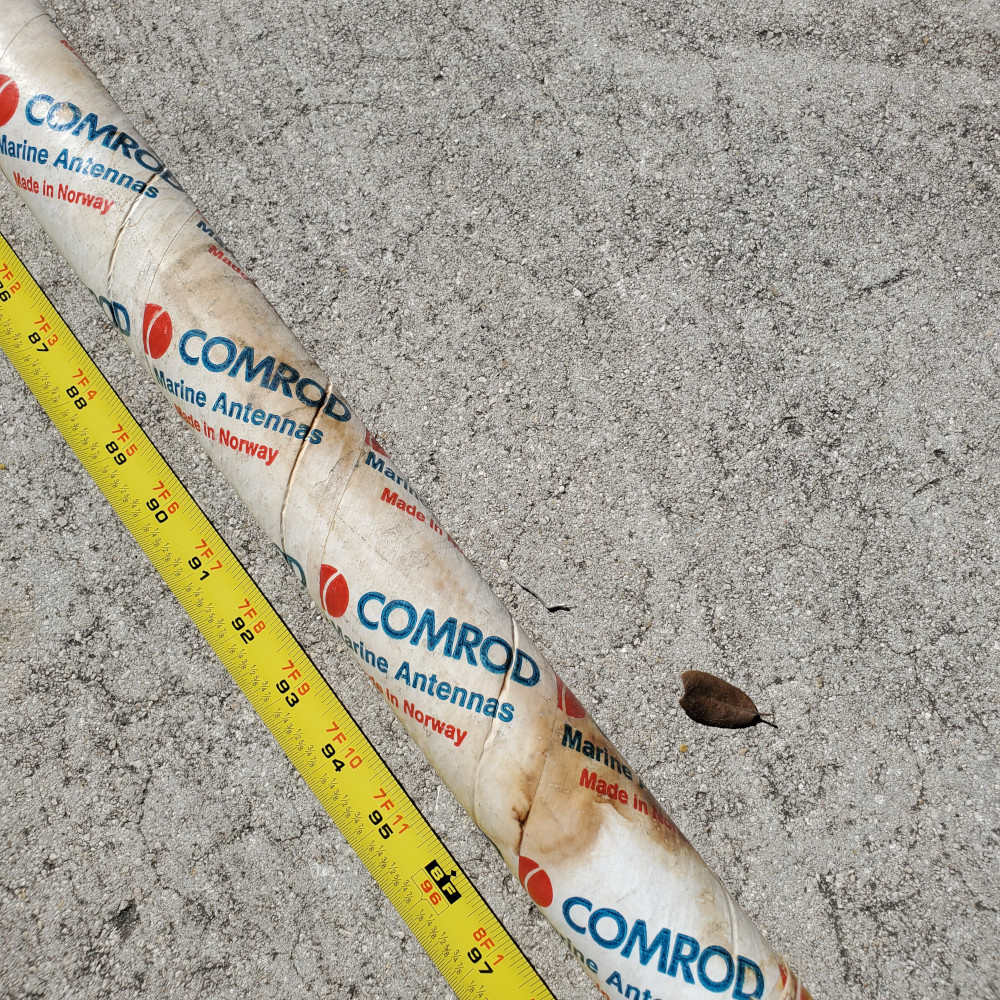 Comrod AV60BI8 - 8' 6dB VHF Marine Grade Boat Antenna - NEW OLD STOCK ...