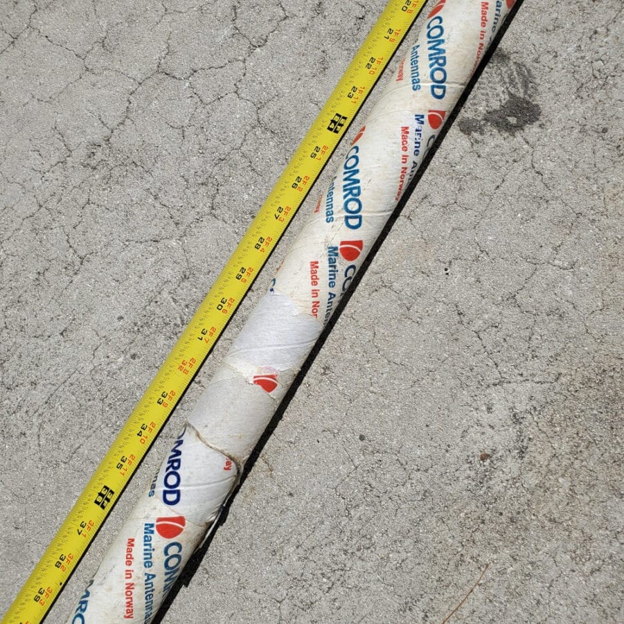 Comrod AV60BI8 - 8' 6dB VHF Marine Grade Boat Antenna - NEW OLD STOCK ...
