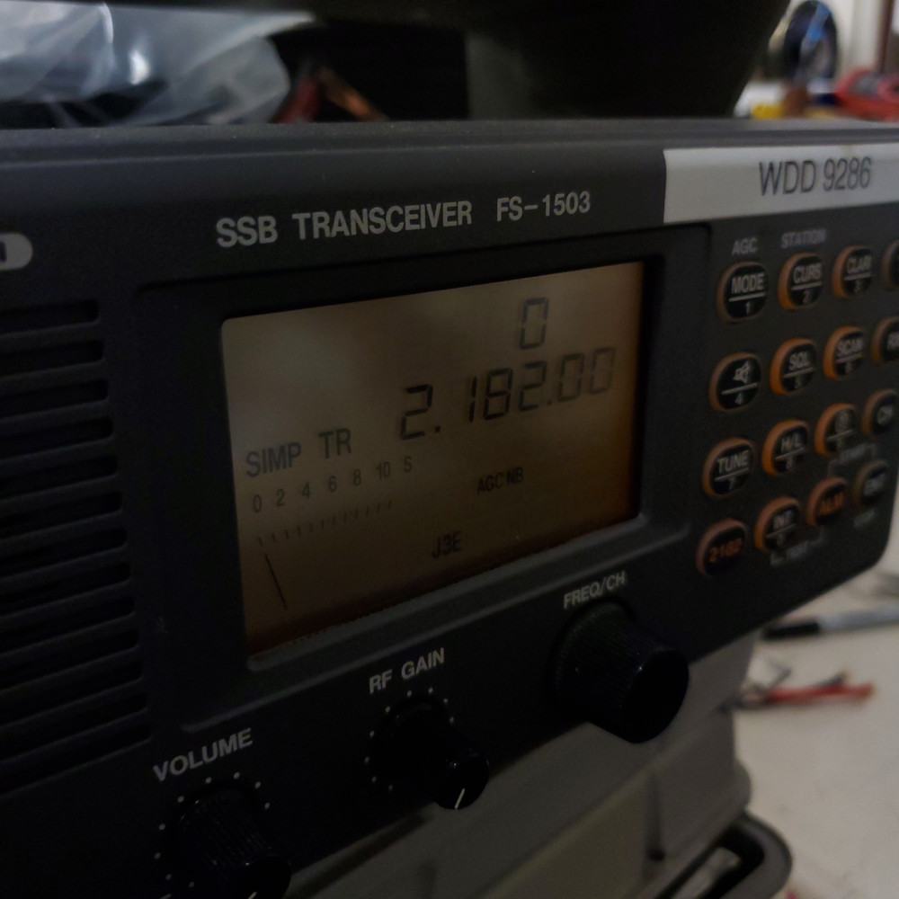 Furuno FS-1503 & FS-1562 HF Marine SSB Radios w/ 1 Hand Mic - Parts Lot ...