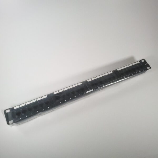 Wirepath WP-CAT6-PP-24 - Rack Mount 24 Port RJ45 Cat 6 Patch Panel ...