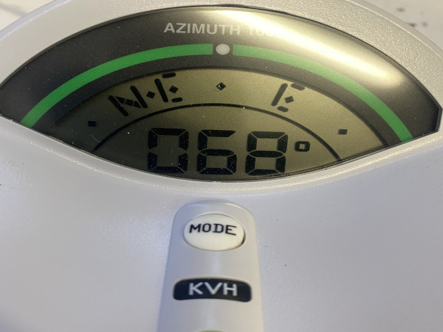 KVH Industries Azimuth 1000 01-0148-01 White Fluxgate Compass TESTED ...
