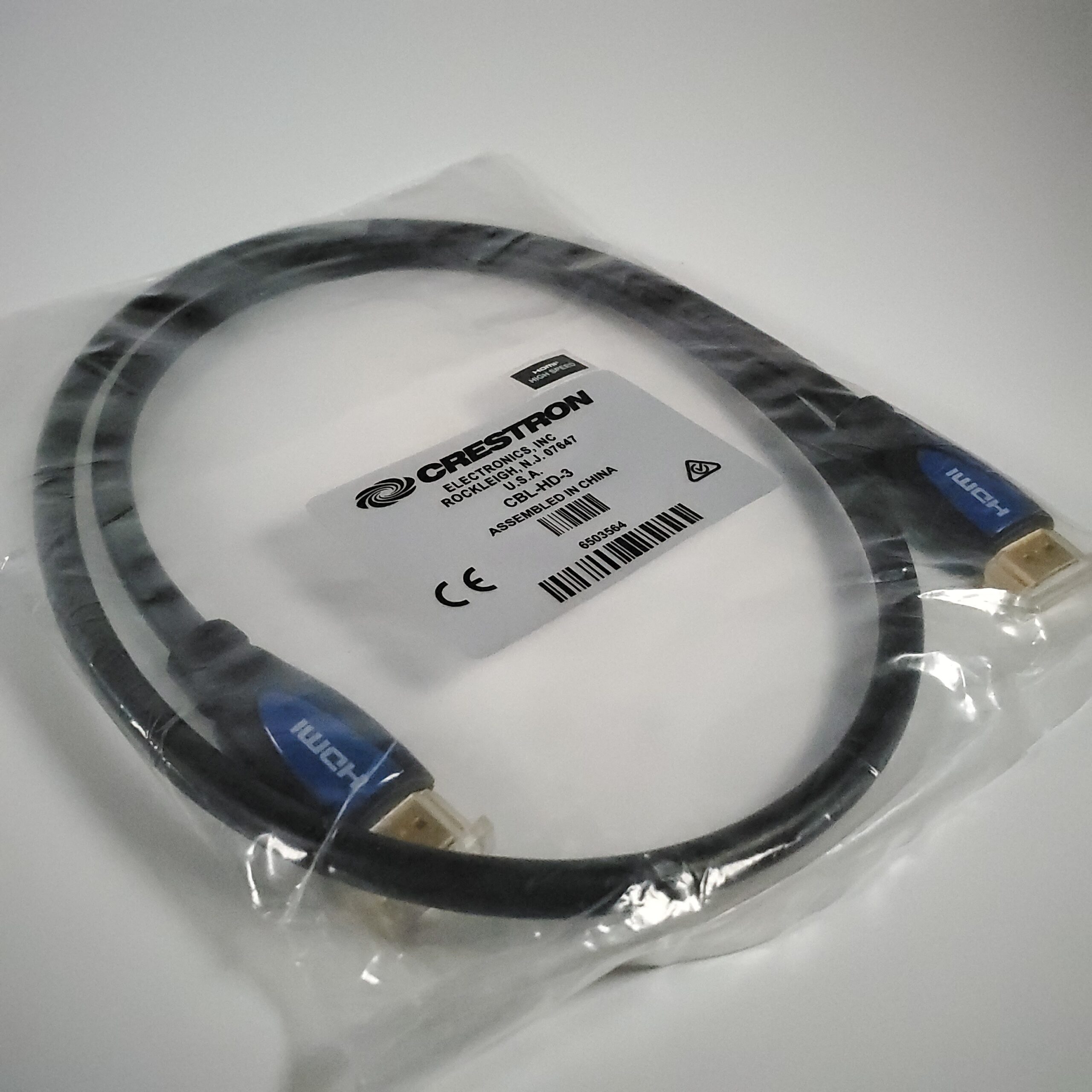 Crestron (2) 1.5' CBL-HD-1.5 / (1) 3' CBL-HD-3 - High Speed HDMI Cables ...