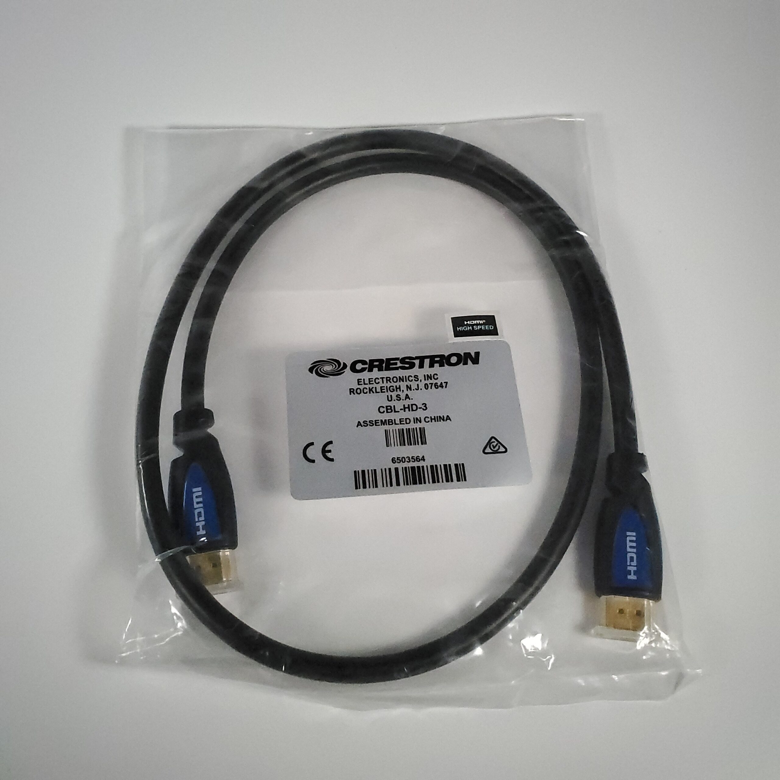 Crestron (2) 1.5' CBL-HD-1.5 / (1) 3' CBL-HD-3 - High Speed HDMI Cables ...