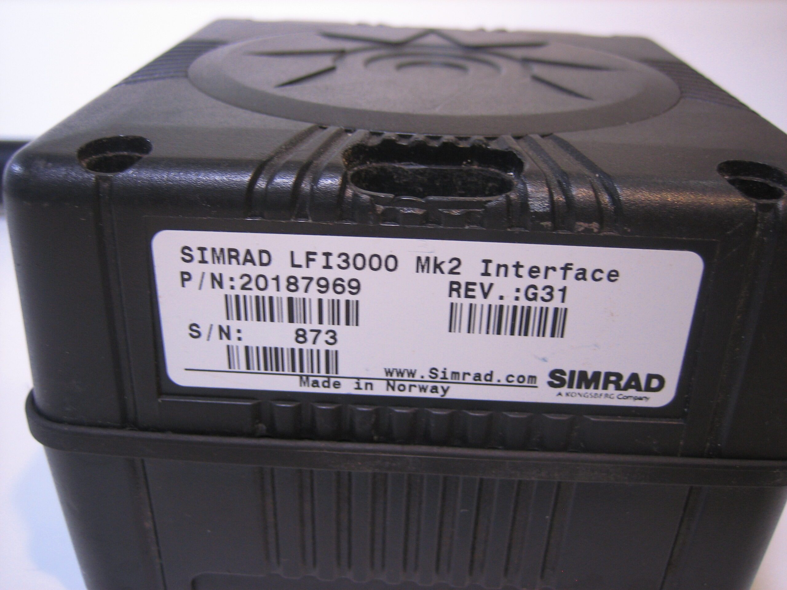 Simrad LF3000 Linear Feedback Sensor w/ LFI3000MK2 Interface Box ...