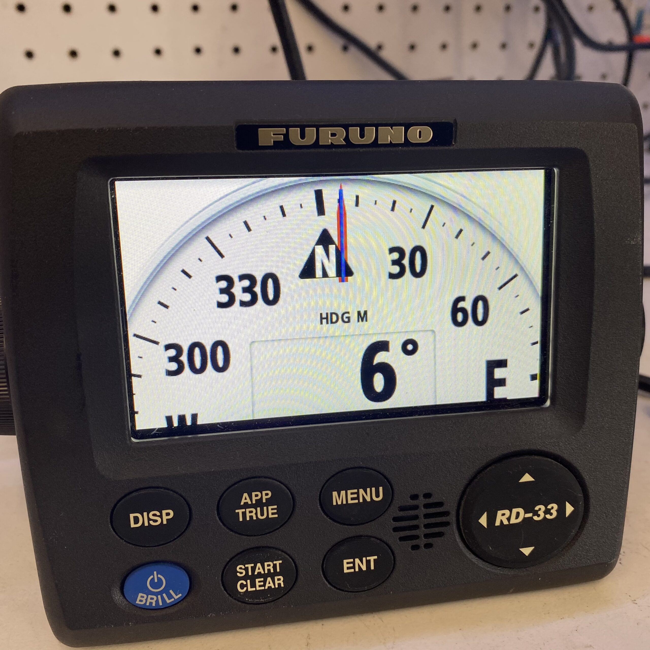 KVH Industries Azimuth 1000 01-0148-01 White Fluxgate Compass TESTED ...