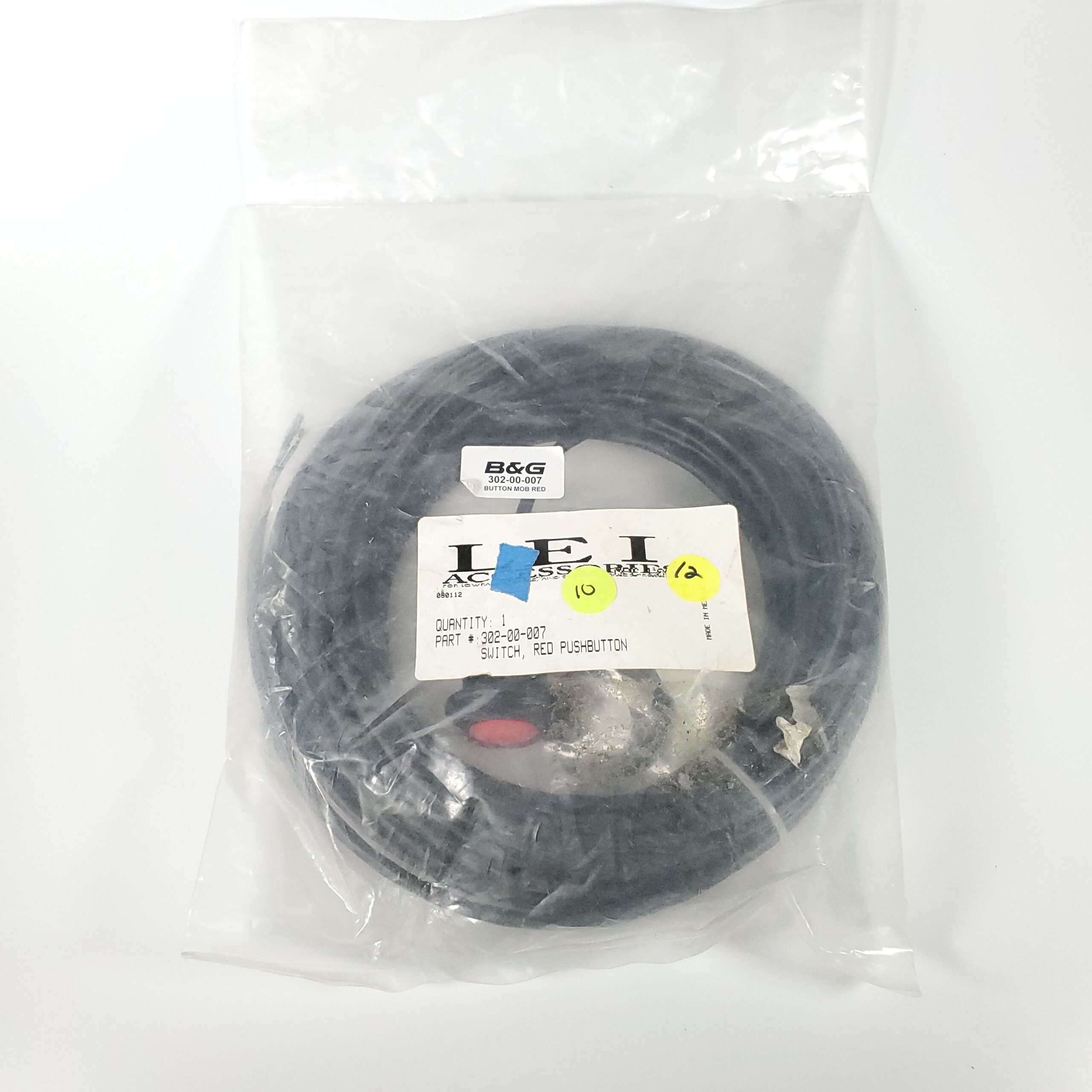B&G 302-00-007 - H3000 Pilot Man Overboard MOB Red Push Button Switch ...